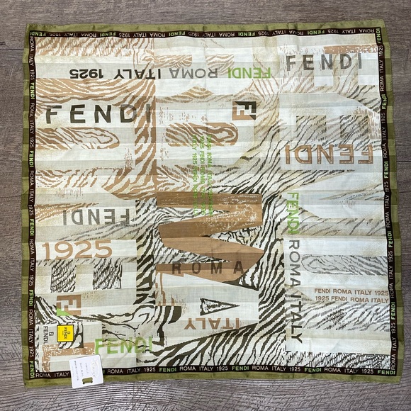 Fendi | Accessories | Fendi Small Scarf Tags Attached 22x22 | Poshmark